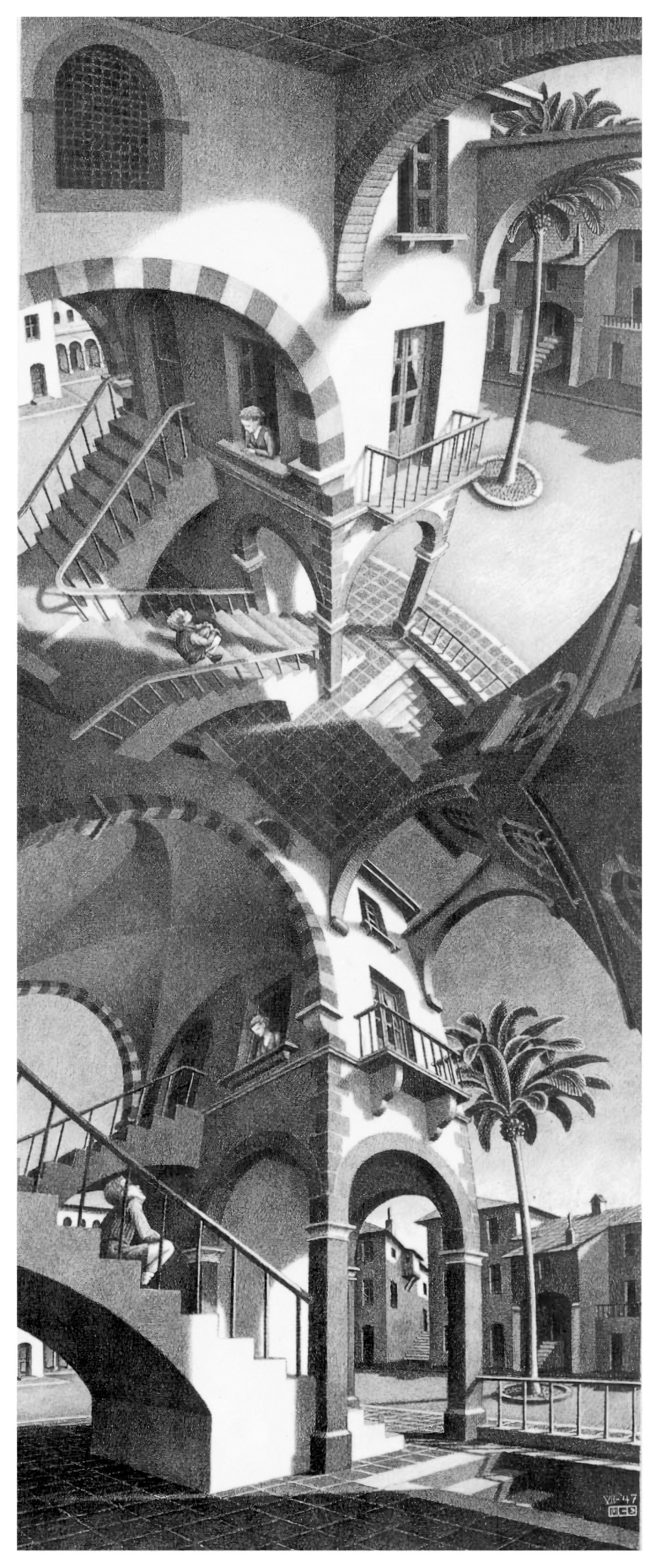Métamorphose du monde - Maurits Cornelis Escher - Le vagabond des étoiles