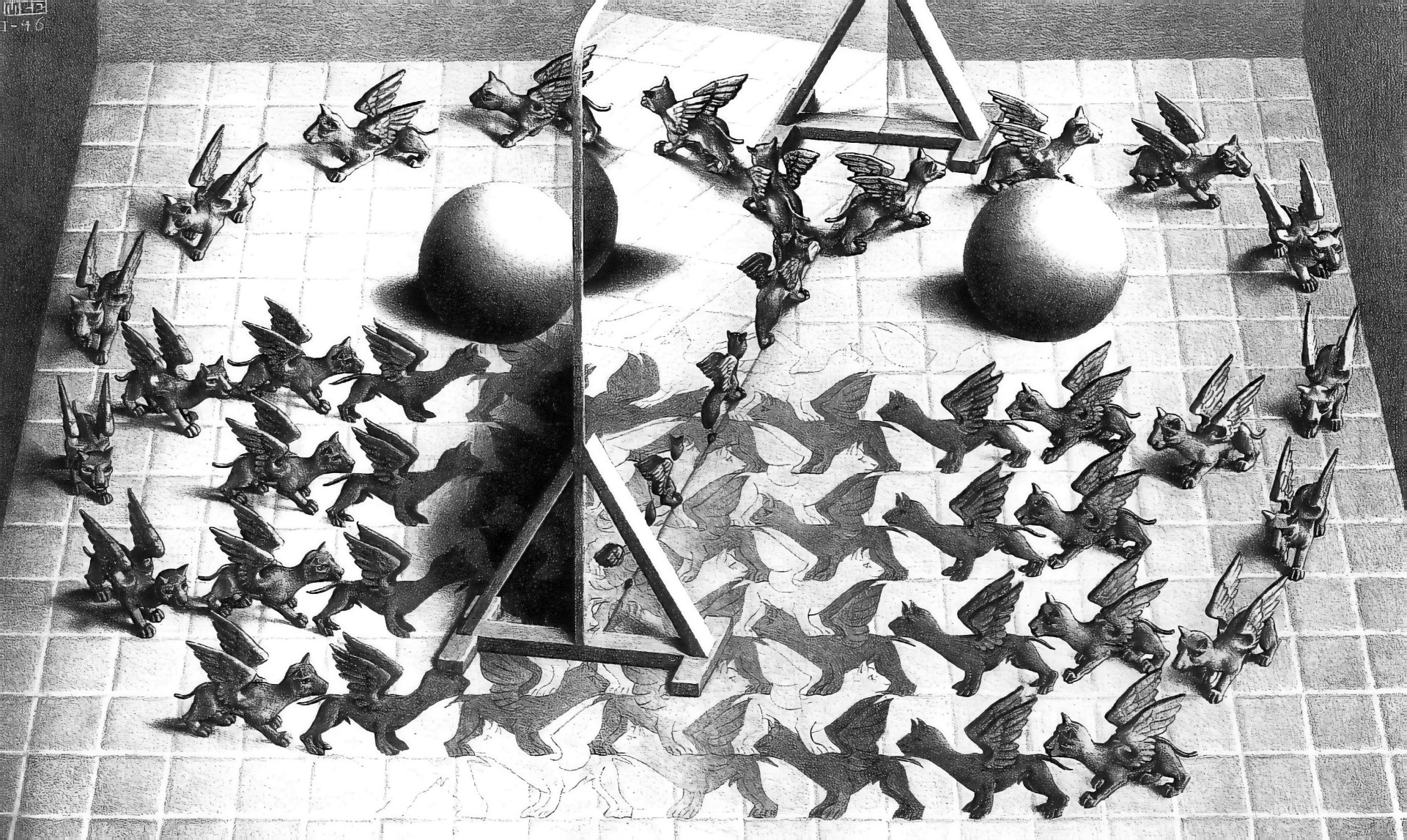Métamorphose du monde - Maurits Cornelis Escher - Le vagabond des étoiles