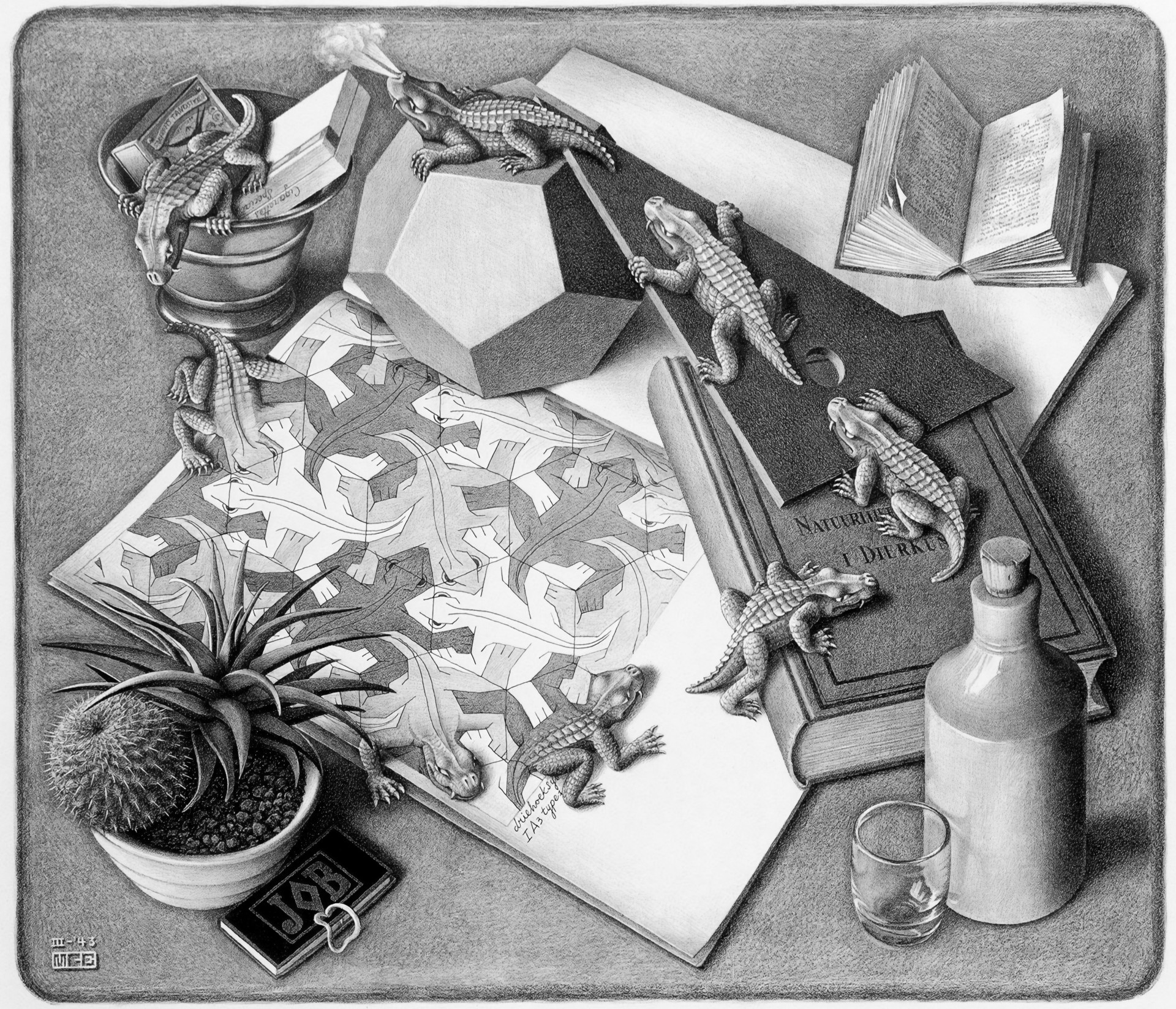 Métamorphose du monde - Maurits Cornelis Escher - Le vagabond des étoiles