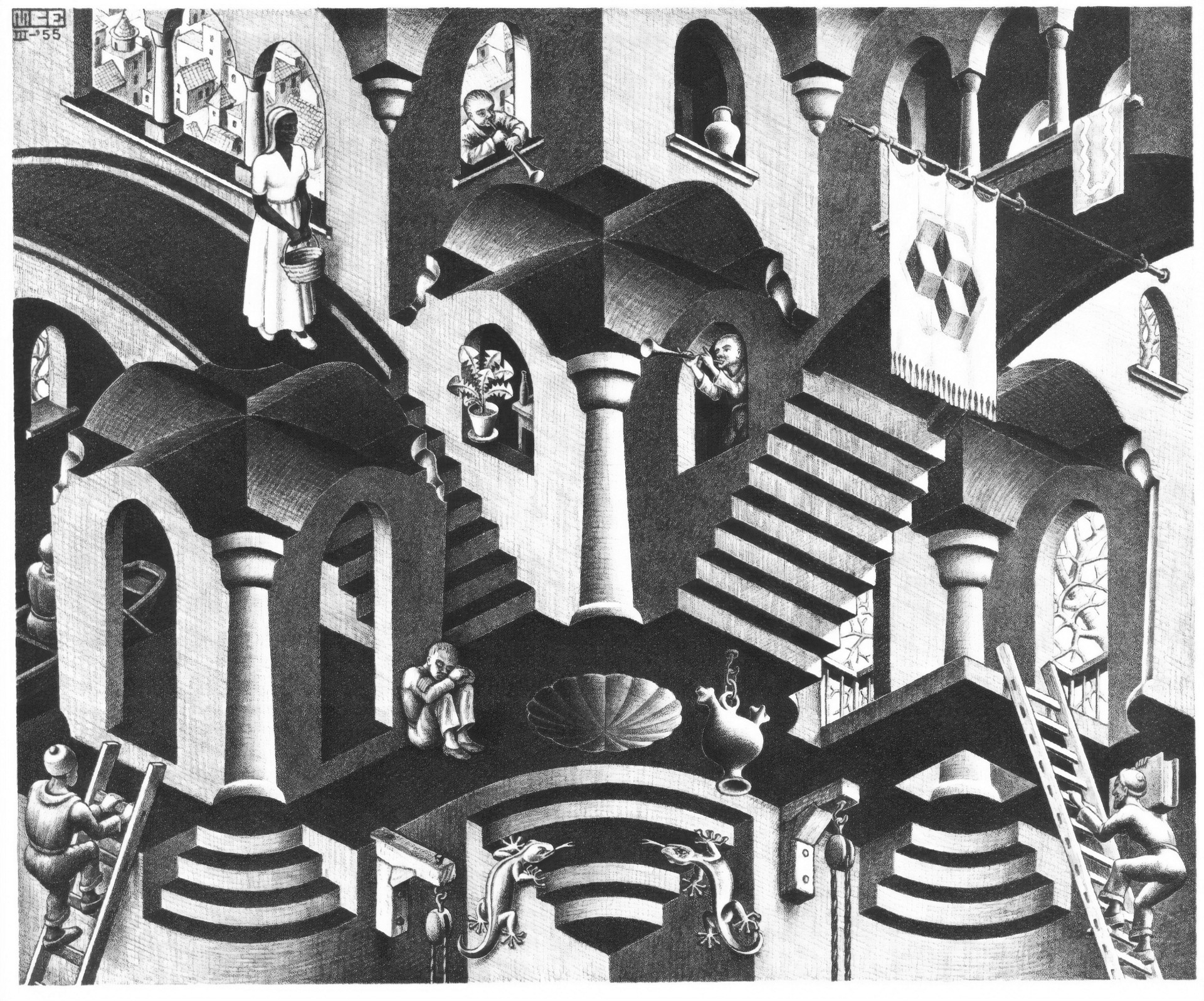 Métamorphose du monde - Maurits Cornelis Escher - Le vagabond des étoiles
